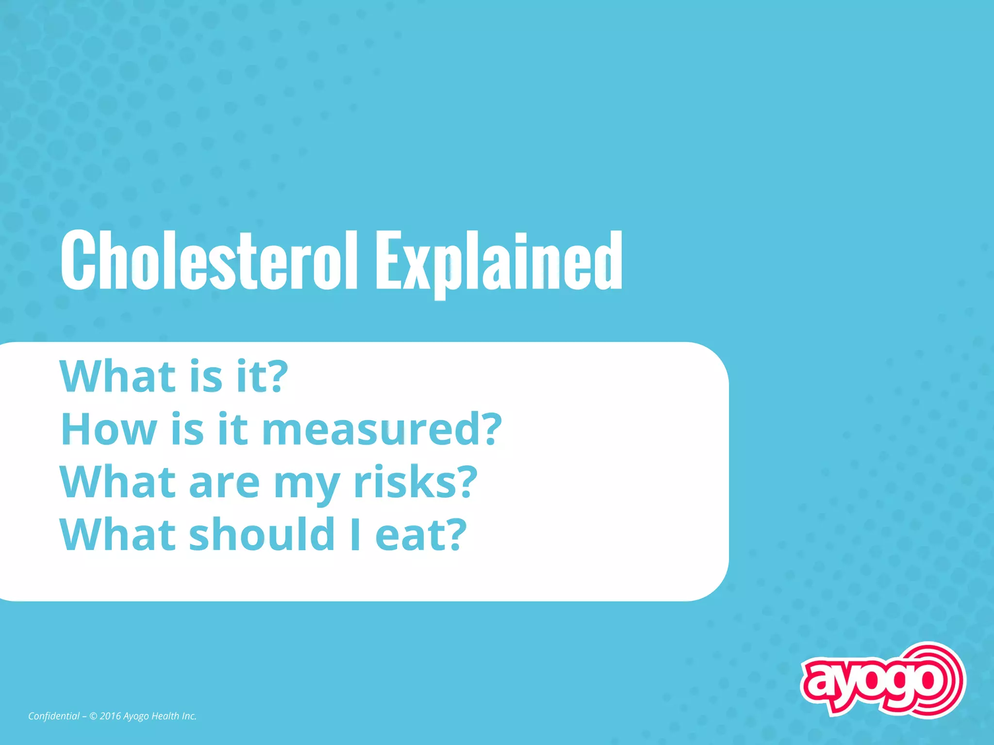 Cholesterol explained in 7 Slides | PPT