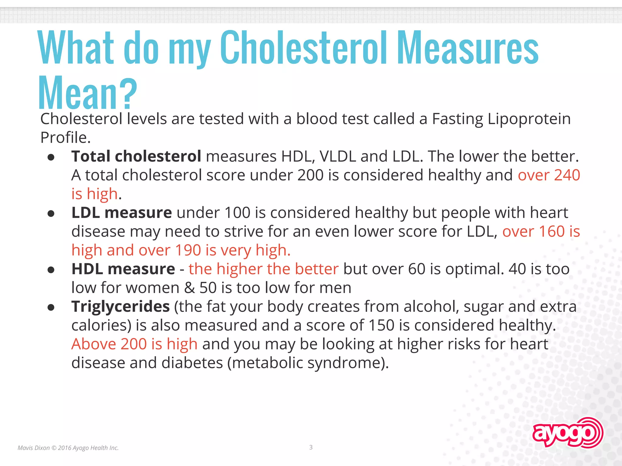 Cholesterol explained in 7 Slides | PPT