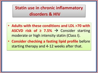 Cholesterol Management Guidelines | PPTX