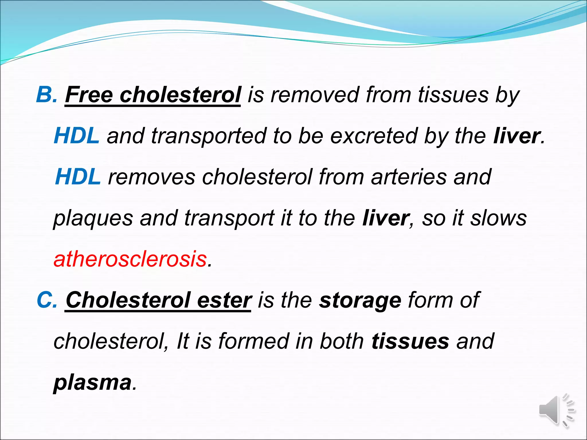 Cholesterol Metabolism II F (2).ppt | Blood Disorders | Diseases and ...