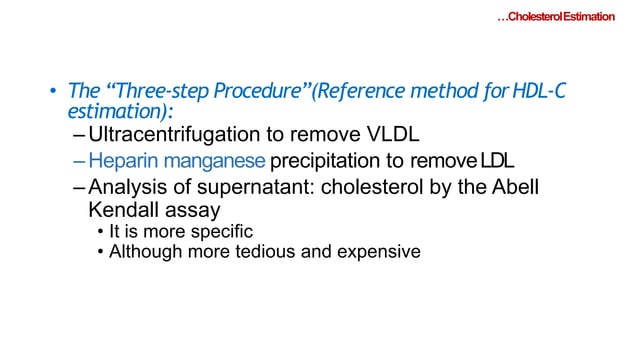 CHOLESTEROL METHODS.pptx