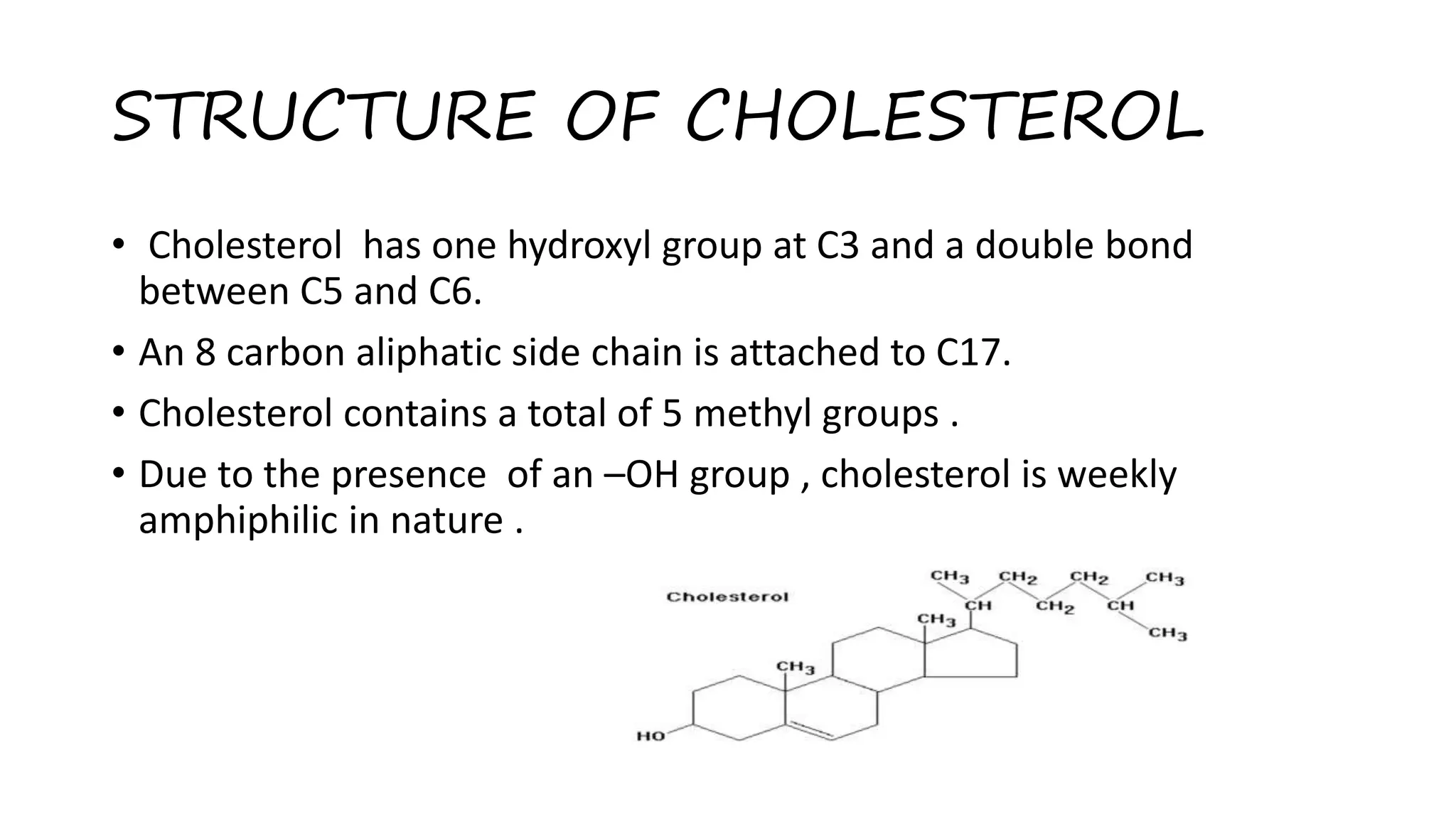 Synthesis of Cholesterol | PPTX