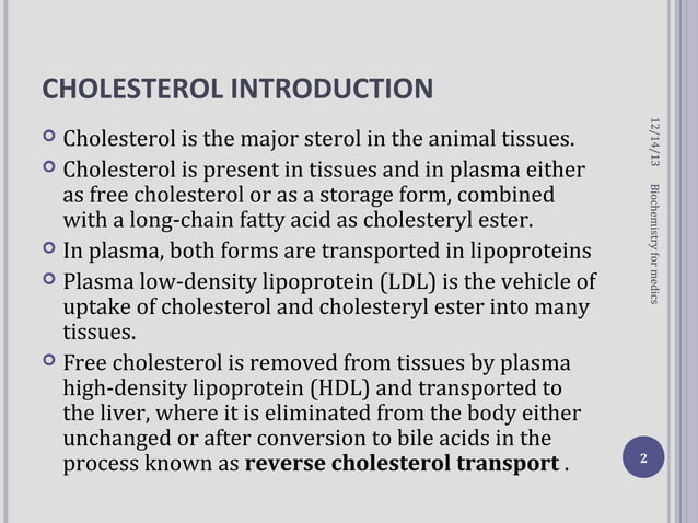 Cholesterol synthesis steps and regulation | PPT