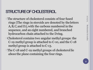 Cholesterolsynthesis stepsandregulation-17-18 | PPTX