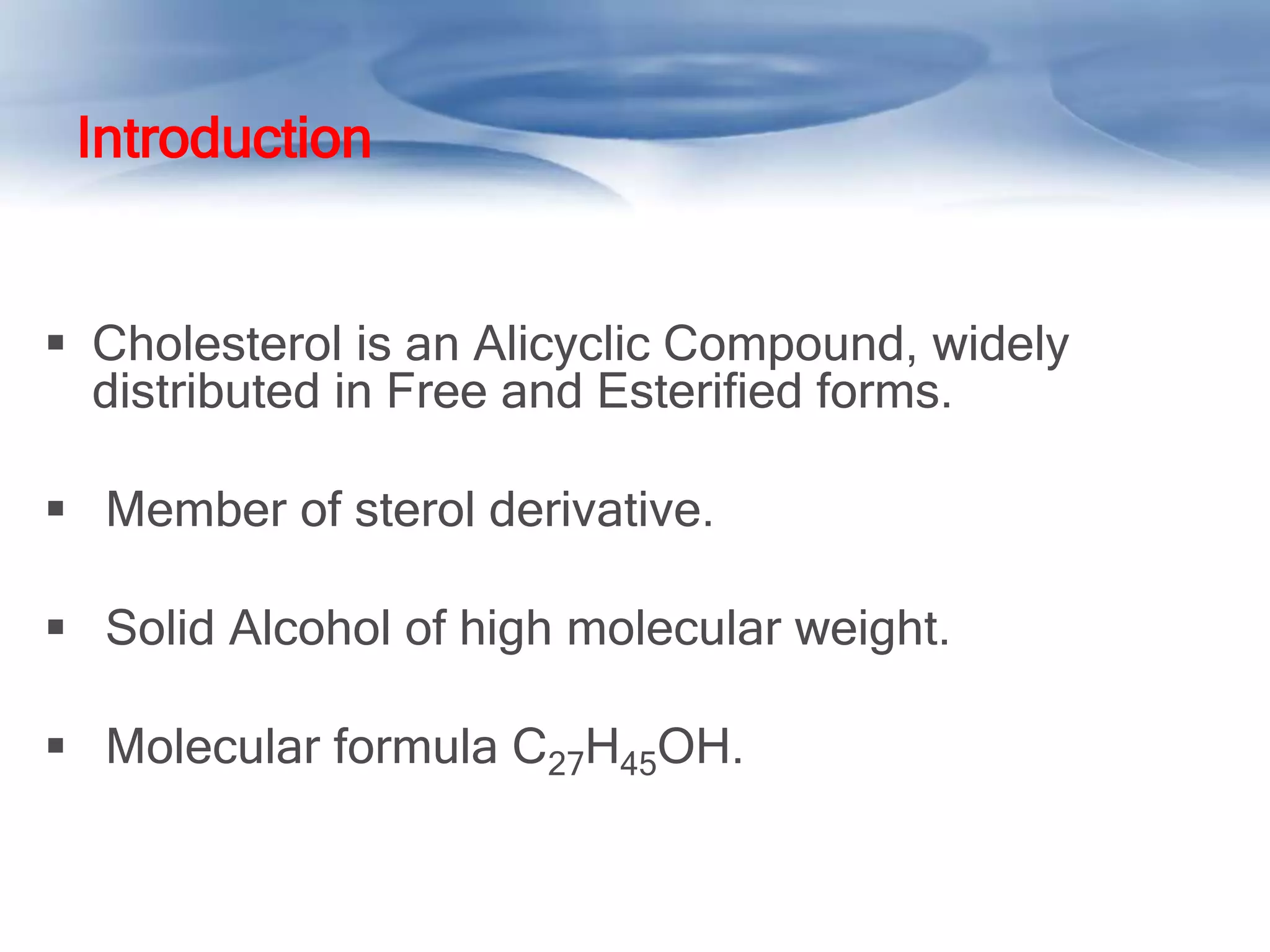 Cholesterol synthesis,transport and excretion | PPTX