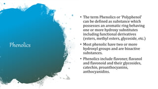 Choline,LAB,Phenolics | PPT