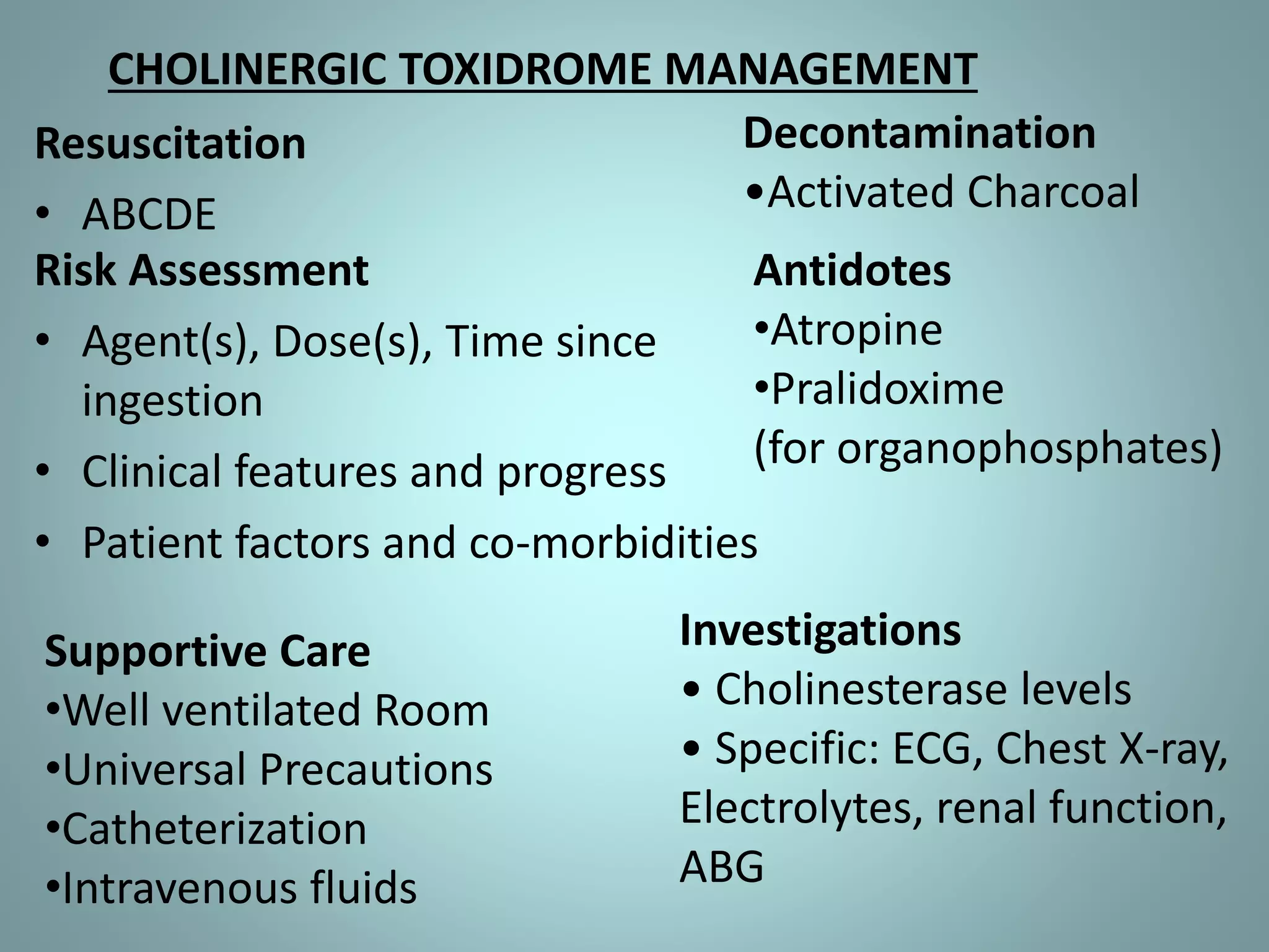 Cholinergic system and drugs | PPTX
