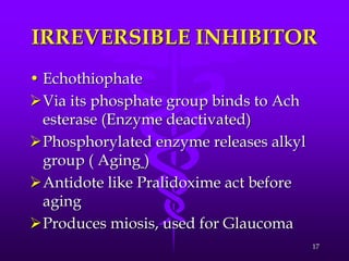 Cholinergic agents | PPTX