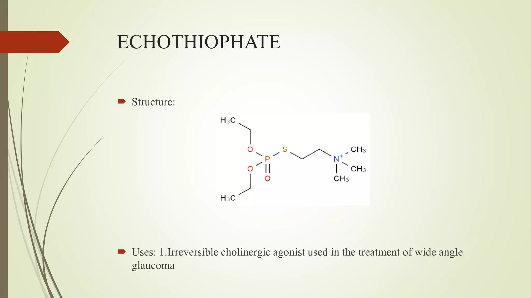 CHOLINERGIC AGONISTS | PPTX