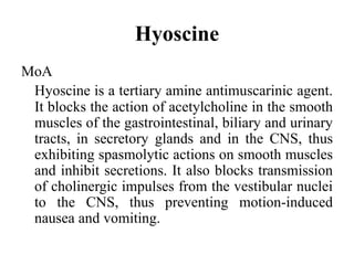 Cholinergic and anti cholinergic drugs | PPT