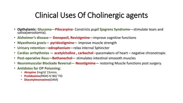 Cholinergic & AntiCholinergics.pptx