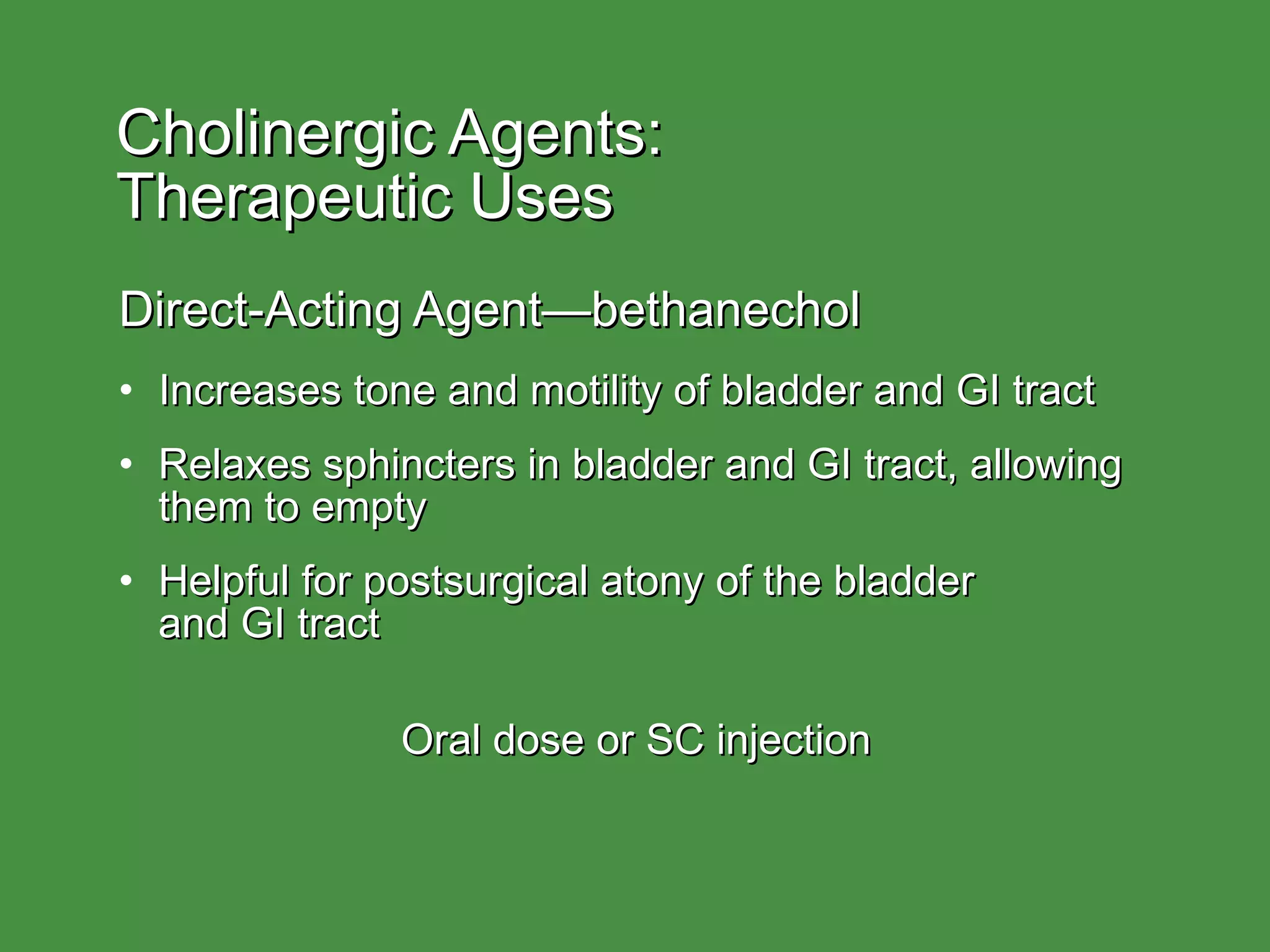 Cholinergic blockers | PPT