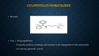 CHOLINERGIC BLOCKERS(CHOLINOLYTICS) | PPTX