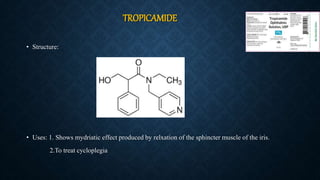 CHOLINERGIC BLOCKERS(CHOLINOLYTICS) | PPTX