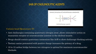 CHOLINERGIC BLOCKERS(CHOLINOLYTICS) | PPTX