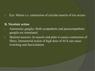 Cholinergic drugs | PPTX