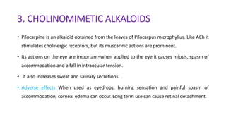 Cholinergic drugs | PPT