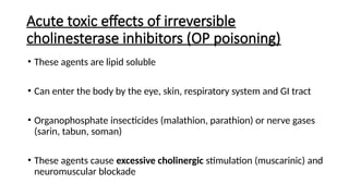 Cholinergic Drugs: Types, Actions & Therapeutic Uses.pptx