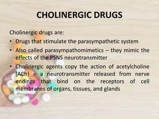 cholinergic drugs _abhijit.pptx