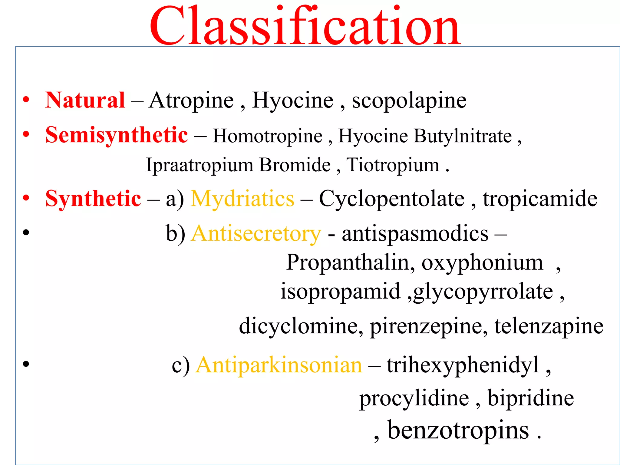 Cholinergic MK GUPTA, ANS, PARASYMPATHATIC PHARMACOLOGY | PPTX
