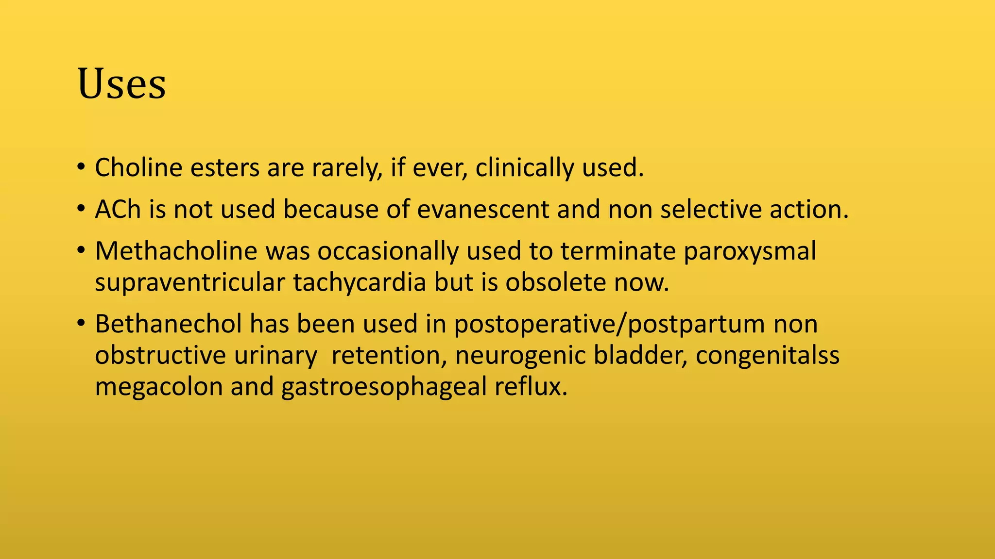 Cholinergic pharmacology, | PPTX