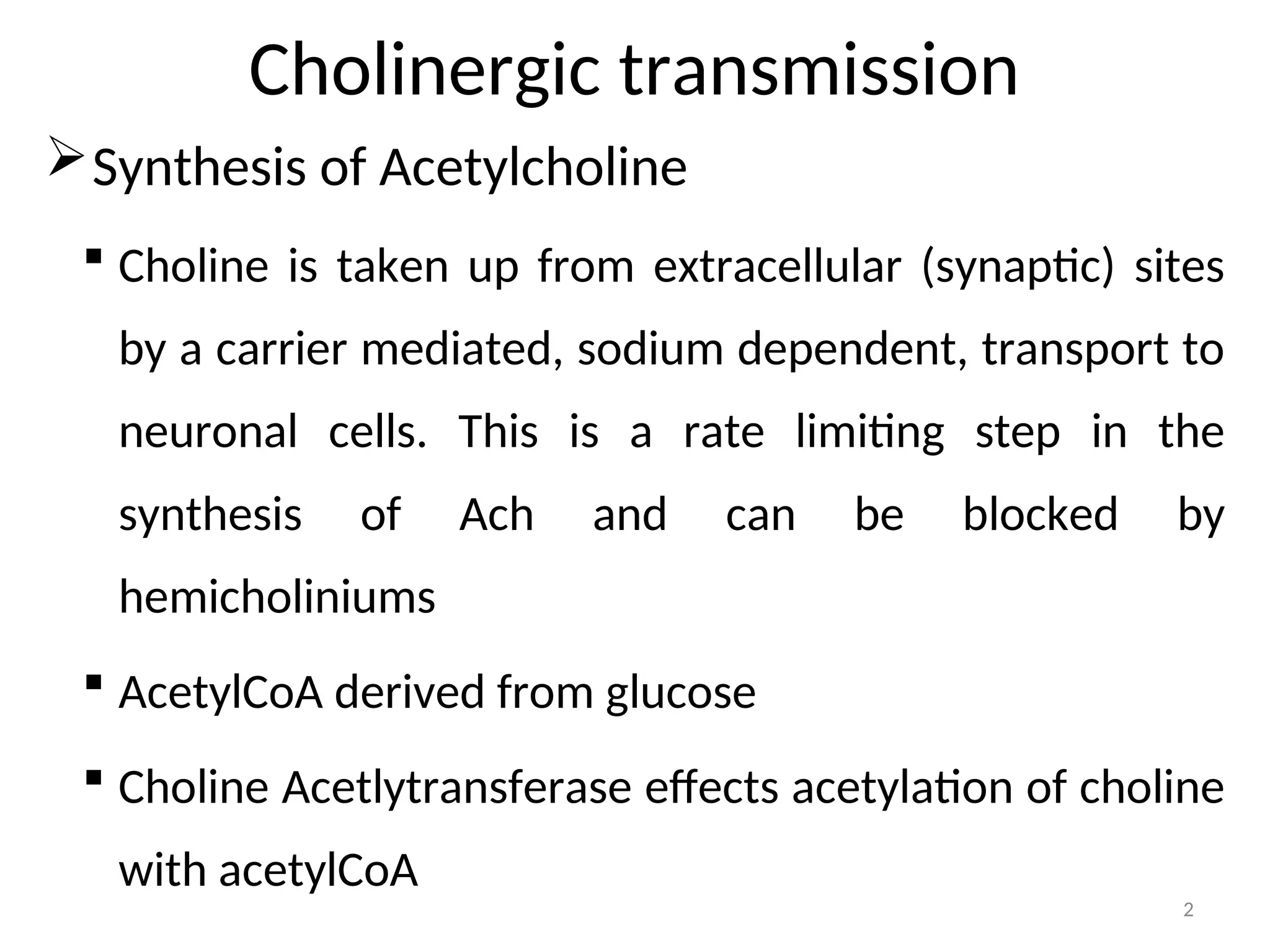 Cholinergic Pharmacology power point prsenta | PPT