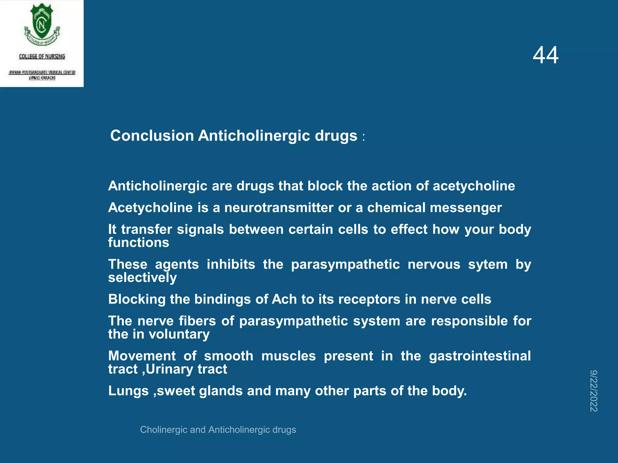 cholinergics and anticholinergics presentation.pptx