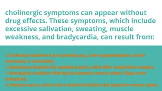Cholinergic symptoms medical presentation .pdf