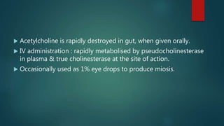 Cholinergic system | PPT