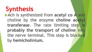 Cholinergic system 1 | PPTX