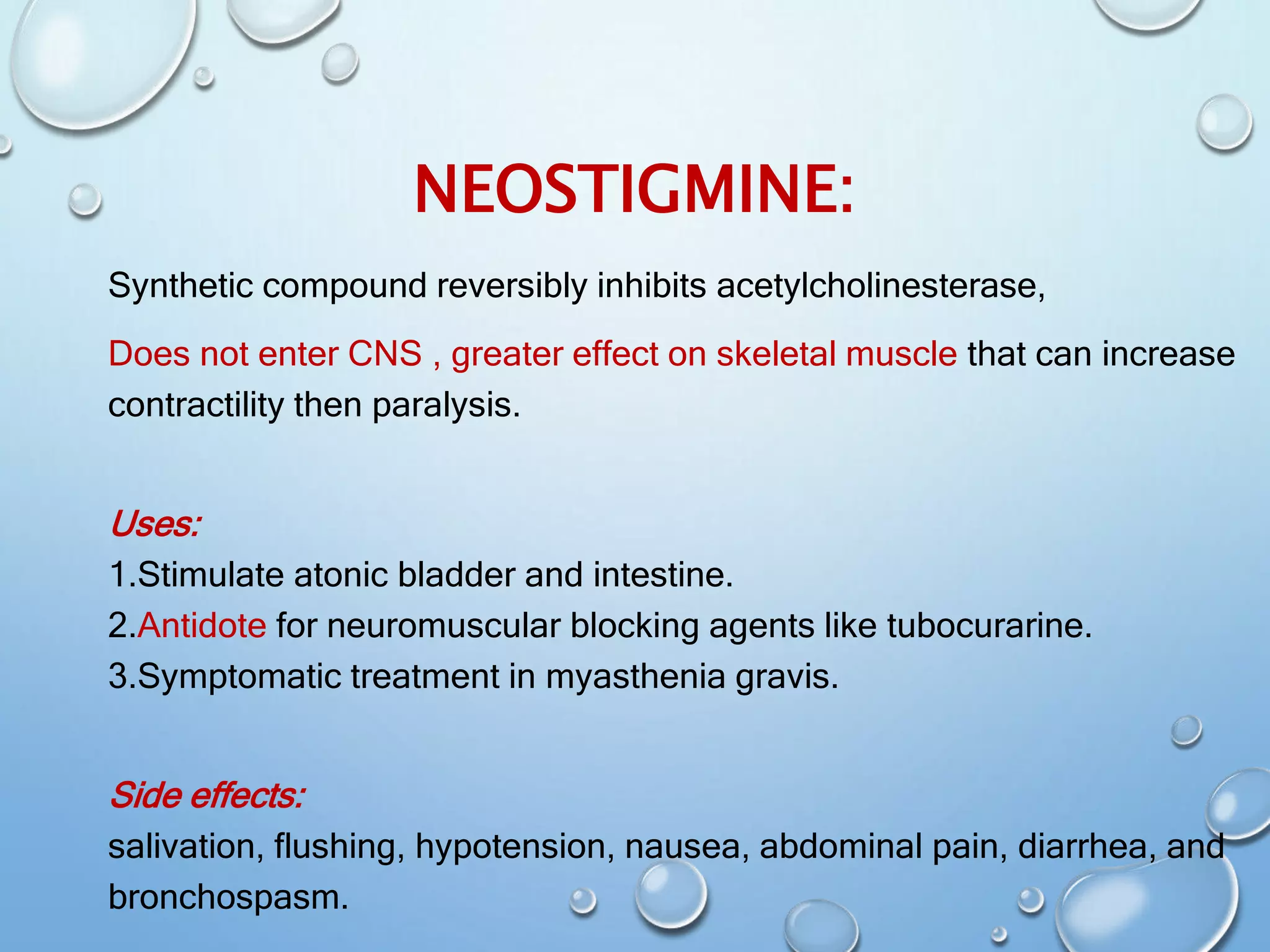 Cholinergic system and Cholinomimetic Drugs by Dr.Pawan | PPTX
