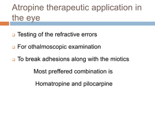 Cholinergic transmission and drugs | PPTX