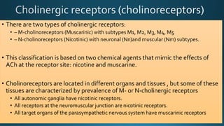 CHOLINERGIC TRANSMISSION bph 23.pptx