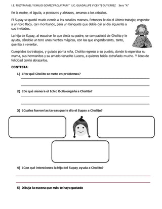 CUENTOS DE CHOLITO | DOCX