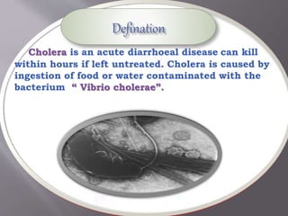 Cholera | PPSX | Digestive Disorders | Diseases and Conditions