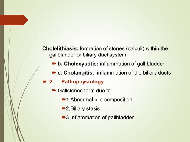 cholycystitis - inflammation of gall bladder | PPTX