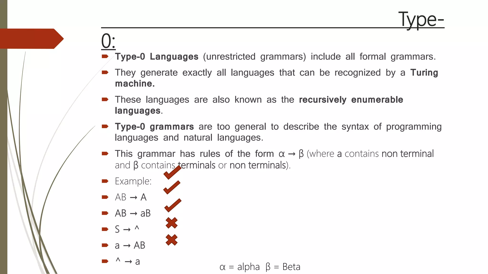 Chomsky classification of Language | PPTX