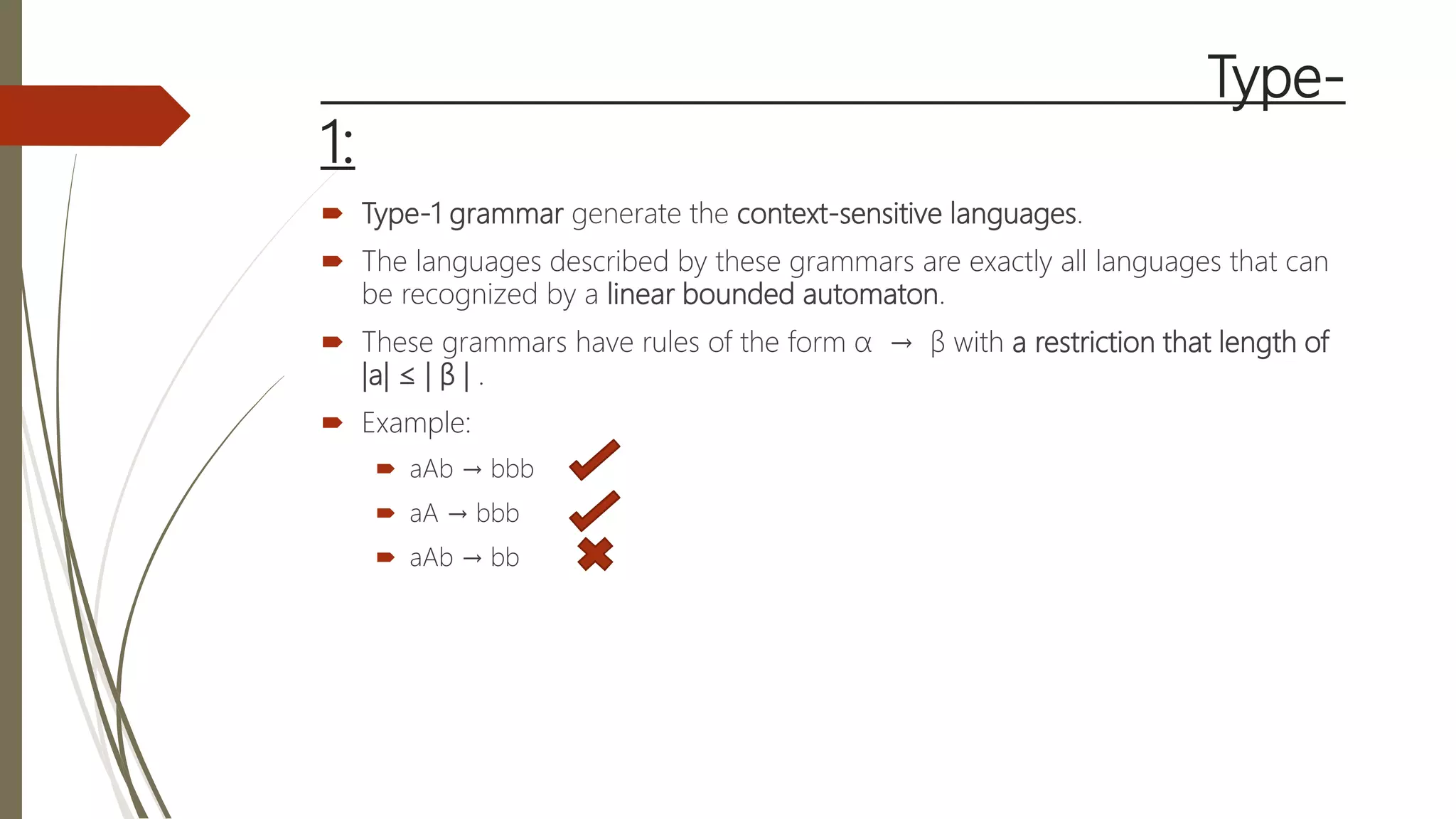 Chomsky classification of Language | PPTX