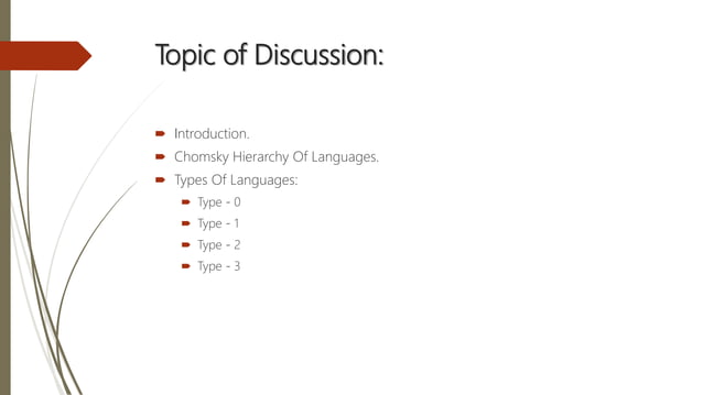 Chomsky classification of Language | PPTX | Programming Languages | Computing