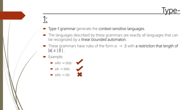 Chomsky classification of Language | PPTX | Programming Languages | Computing