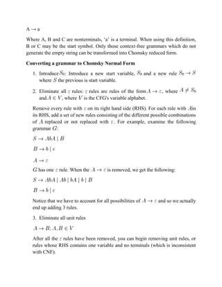 Chomsky hierarchy | PDF | Programming Languages | Computing