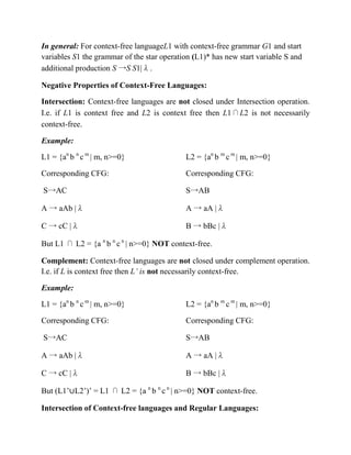 Chomsky hierarchy | PDF | Programming Languages | Computing