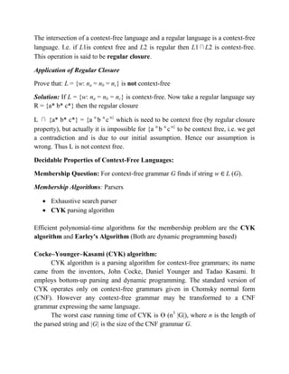 Chomsky hierarchy | PDF | Programming Languages | Computing