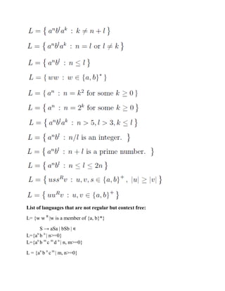 Chomsky hierarchy | PDF | Programming Languages | Computing