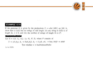 Chomsky Hierarchy.ppt | Programming Languages | Computing
