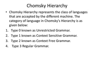 Introduction to Chomsky Hierarchy in TOC.pptx