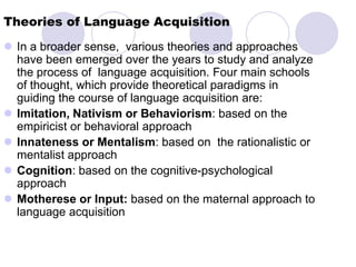 Chomsky's Theory Of Language Acquisition Stages Examples, 56% OFF
