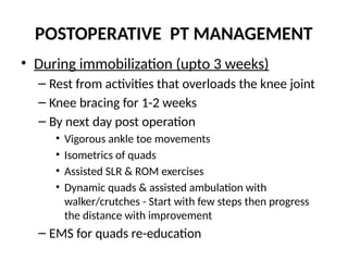 PHYSIOTHERAPY MANAGEMENT FOR CHONDROMALACIA PATELLA.pptx