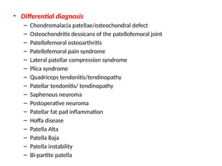 PHYSIOTHERAPY MANAGEMENT FOR CHONDROMALACIA PATELLA.pptx