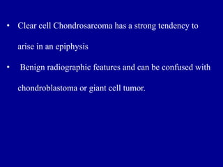 Chondrosarcoma | PPTX